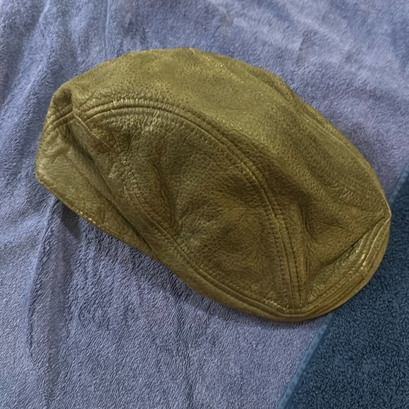 Scala | Accessories | Mens Lxl Scala Leather Flat Cap | Poshmark